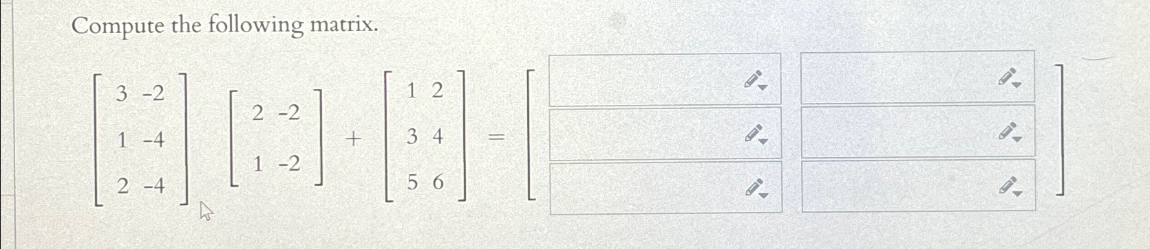 Solved Compute the following | Chegg.com