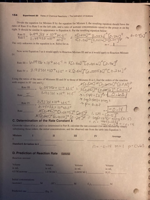 Name Section Experiment 20 Advance Study Assignment: | Chegg.com