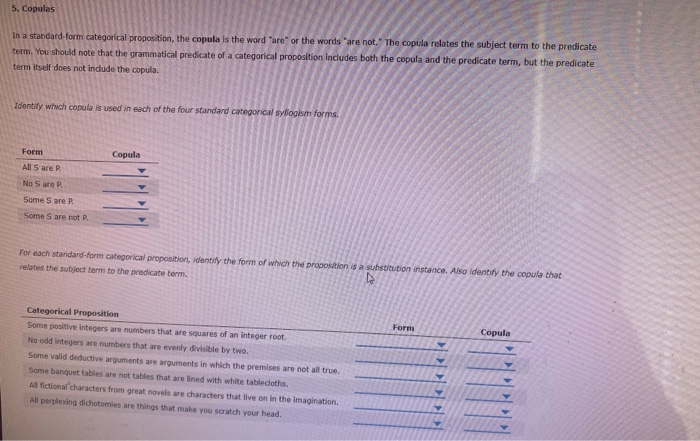 5. Copulas In a standard-form categorical | Chegg.com