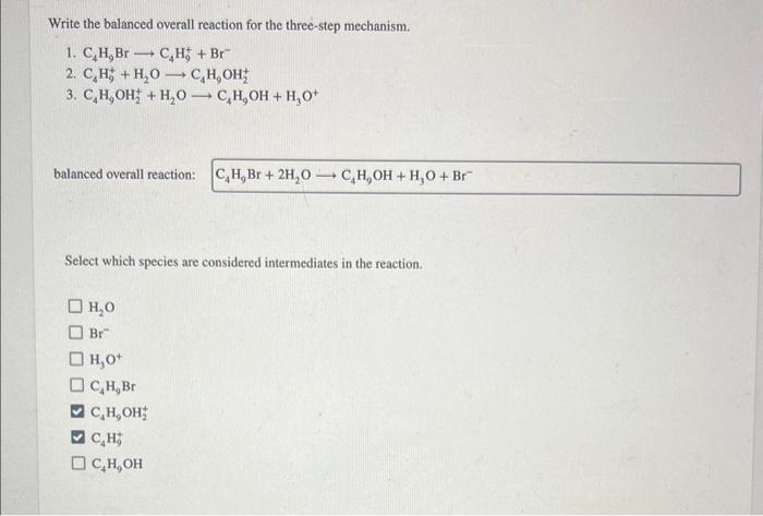 Solved Write the balanced overall reaction for the | Chegg.com