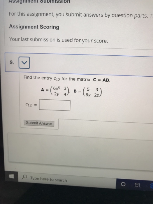 Solved Assignment Submission For this assignment, you submit | Chegg.com