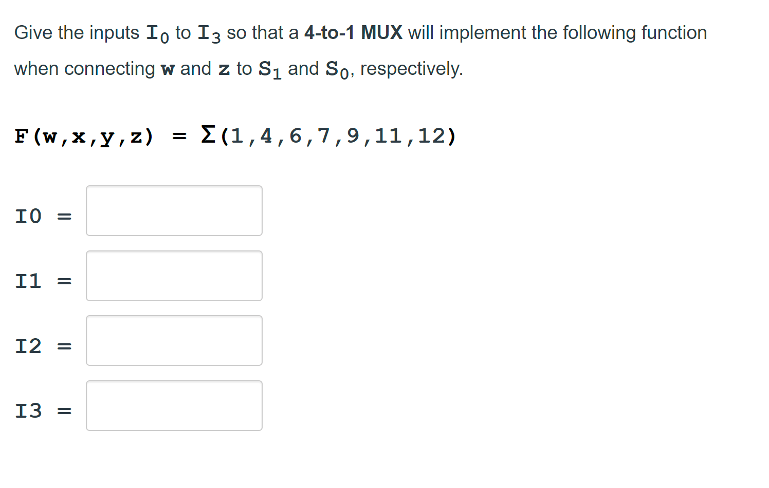 Solved You may assume S1 ﻿is the MSB for the multiplexer | Chegg.com
