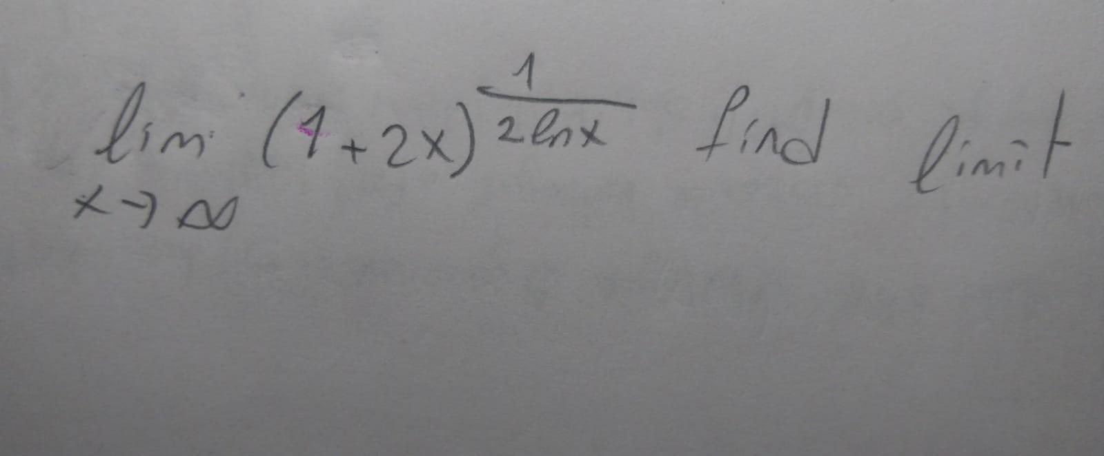 Solved find limit 1 lim (1-2x) = 2x find limit | Chegg.com