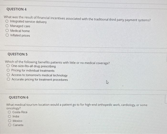 Solved What was the result of financial incentives | Chegg.com