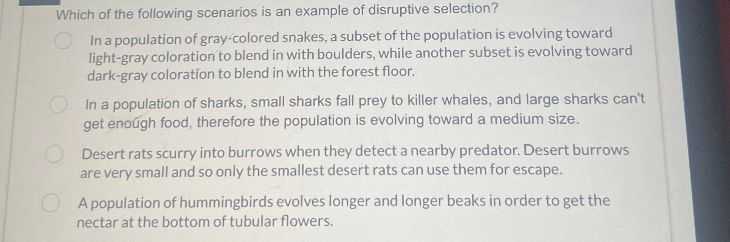 Solved Which of the following scenarios is an example of | Chegg.com