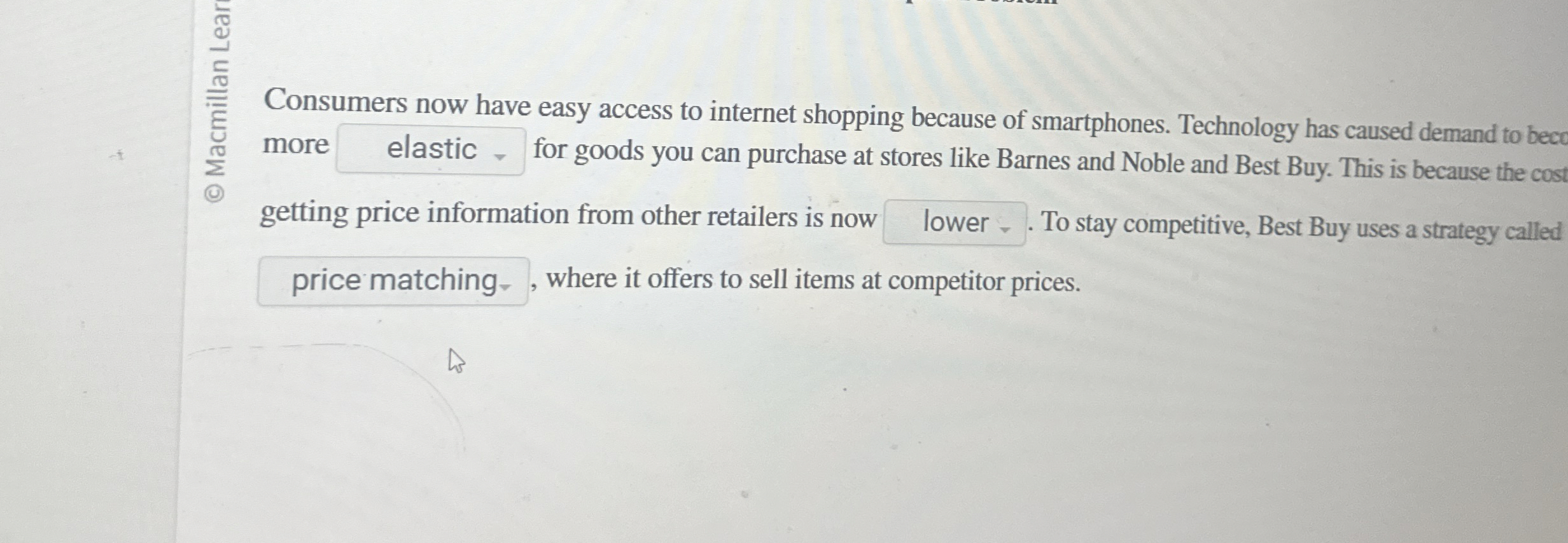 Solved Consumers now have easy access to internet shopping | Chegg.com