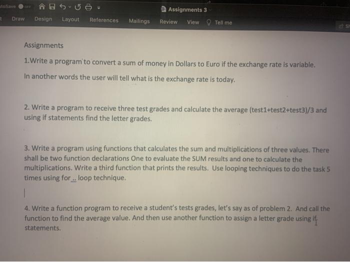 Solved Draw Design Layout References Assignments 3 Review | Chegg.com