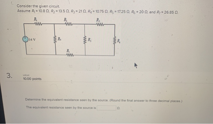 Solved Consider the given circuit. Assume R4 = 10.80, R2 = | Chegg.com