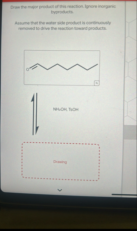 Solved Draw the major product of this reaction. Ignore | Chegg.com