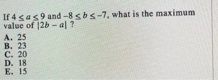 Solved If the inequality Ifl > Igl is true, then which of | Chegg.com