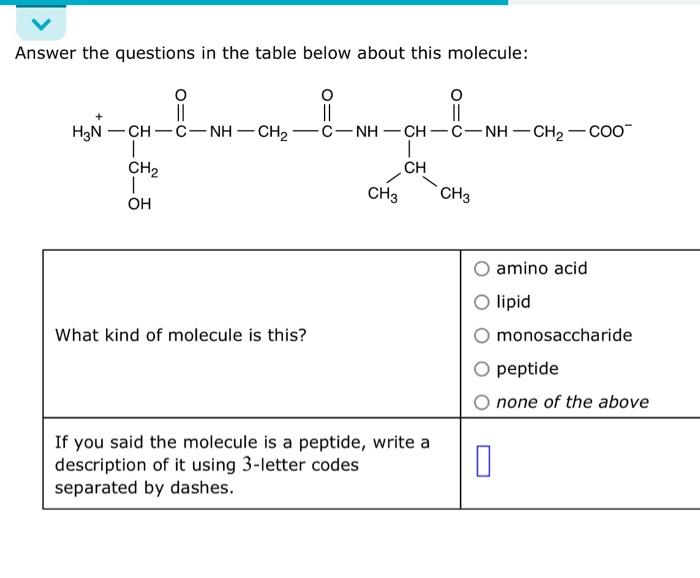 Solved Answer the questions in the table below about this | Chegg.com