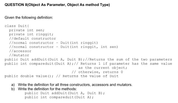Solved someone can help me answer this 2 question in java | Chegg.com