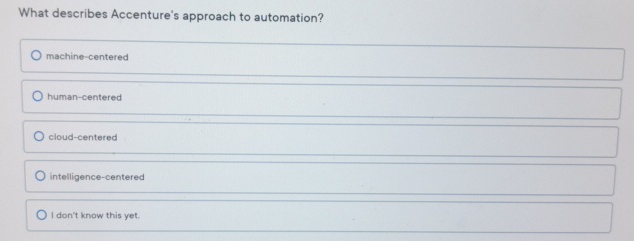 Solved What describes Accenture's approach to | Chegg.com