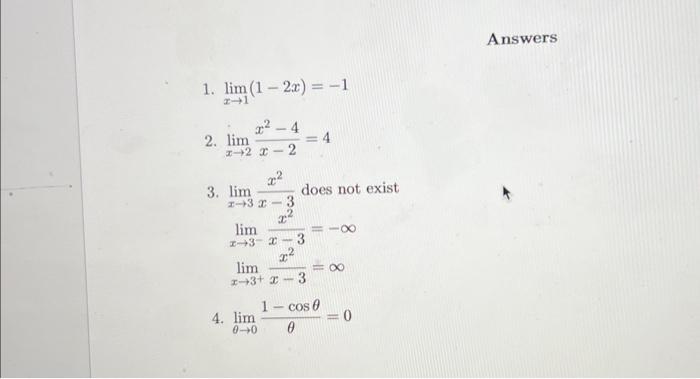 Solved \\( y=\\lim _{\\theta \\rightarrow 0} \\frac{1-\\cos | Chegg.com