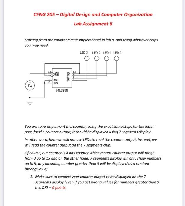 Solved Ceng 205 Digital Design And Computer Organization