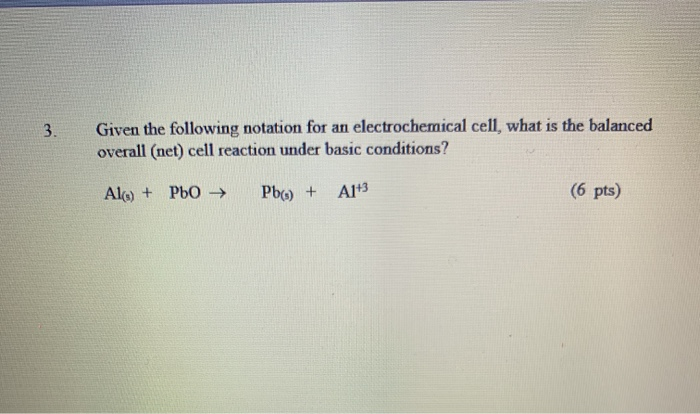 Solved Given the following notation for an | Chegg.com