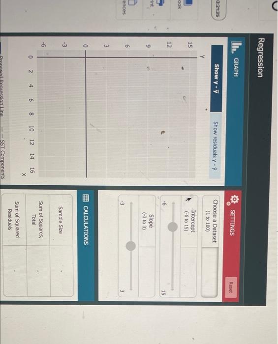 Son Minimize the Sum of Squared Residuals Interact | Chegg.com