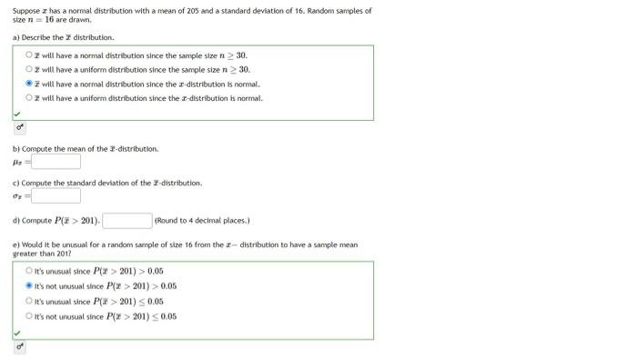 Solved Suppose x has a normal distribution with a mean of | Chegg.com