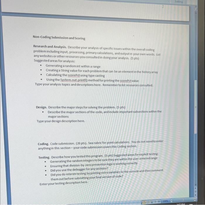 Solved ITSS/OPRE 3312 - Object-Oriented Programming Project: | Chegg.com