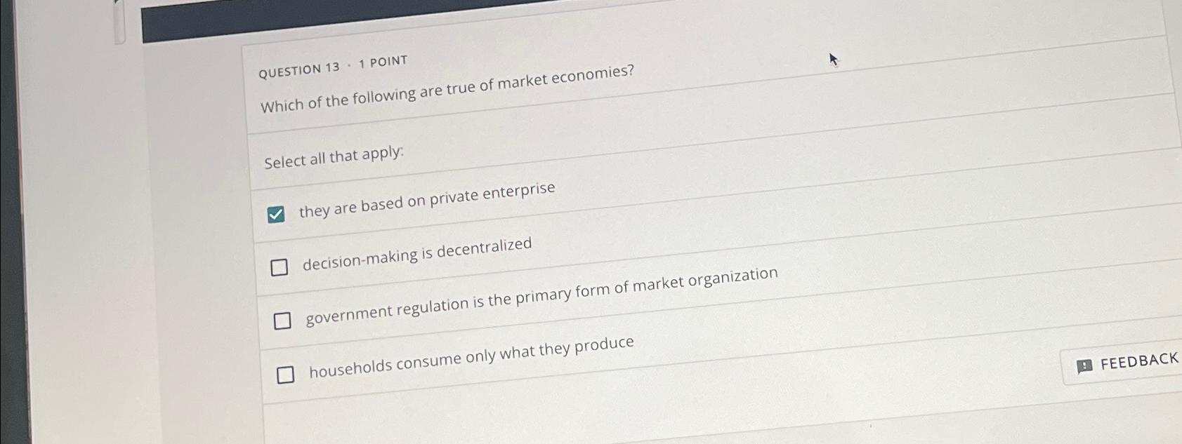 Solved QUESTION 13 - 1 ﻿POINTWhich of the following are true | Chegg.com