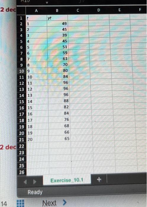 Solved The accompanying data file contains 20 observations | Chegg.com