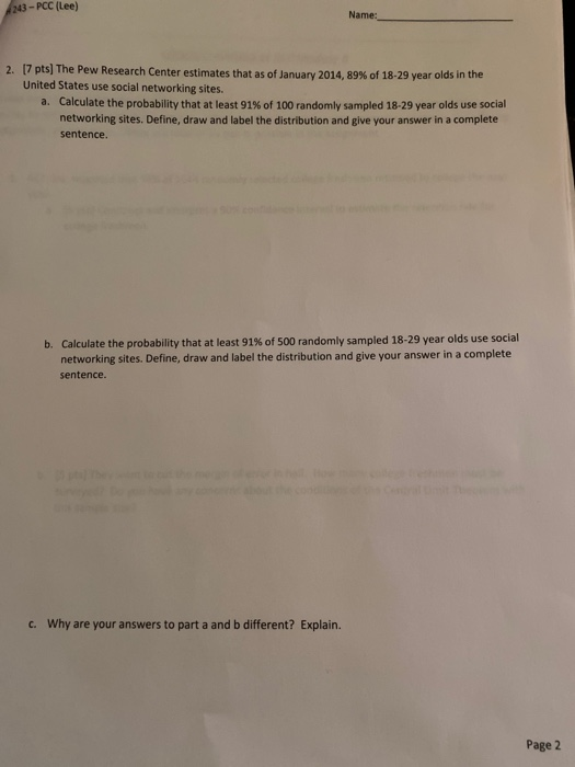Solved GRADED PROBLEM SET Module 7 Wer each of the following | Chegg.com