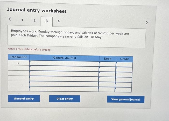 Solved Journal entry worksheet The Supplies account shows a | Chegg.com