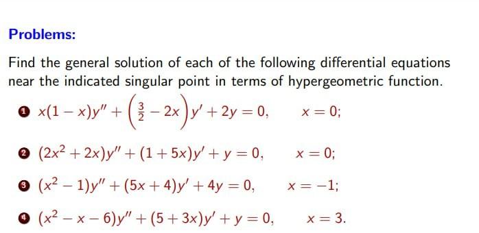 Solved Find the general solution of each of the following | Chegg.com