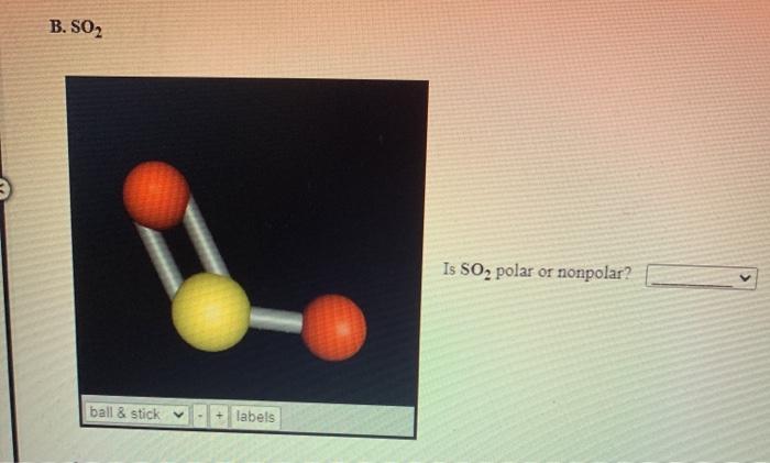 Solved Is BeBr2 polar or nonpolar?Is SO2 polar or | Chegg.com