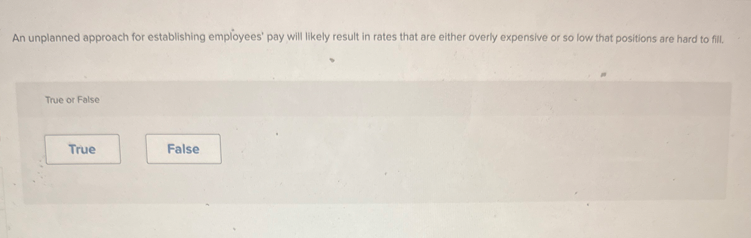 Solved An unplanned approach for establishing employees' pay | Chegg.com
