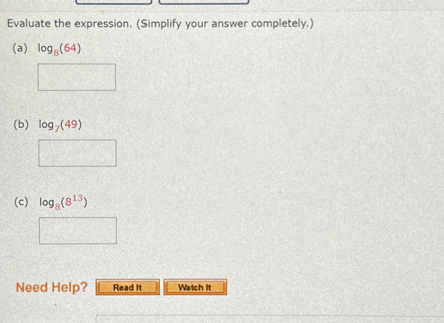Solved Evaluate the expression. (Simplify your answer | Chegg.com
