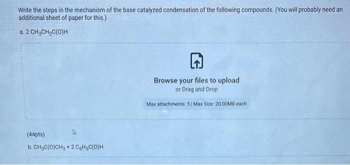 Solved Write the steps in the mechanism of the base | Chegg.com