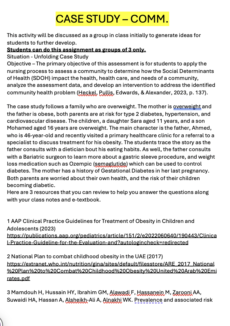 Solved Situation - ﻿Unfolding Case Study Objective – ﻿The | Chegg.com