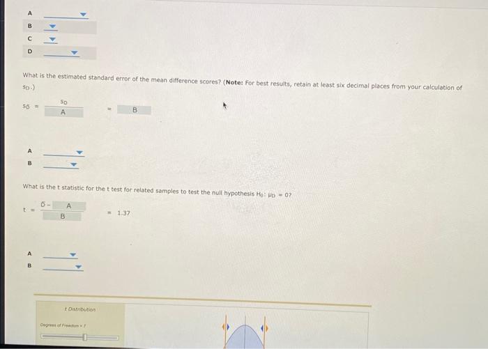 Solved Consider the following data from a related samples | Chegg.com