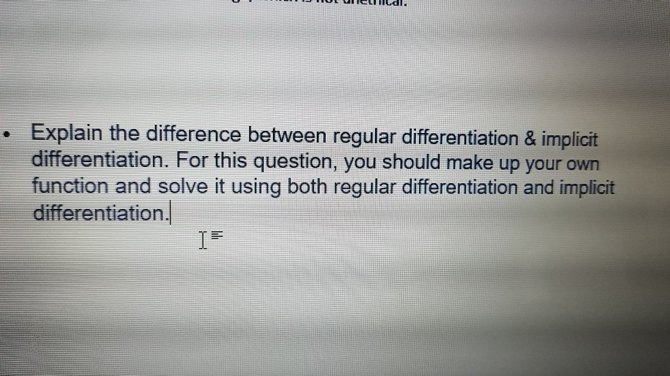 Solved Explain the difference between regular | Chegg.com