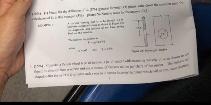Solved 2 (10\%) (1) Please list the definition of ho (5%) | Chegg.com