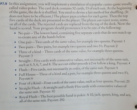 Solved P7.9 In this assignment, you will implement a | Chegg.com