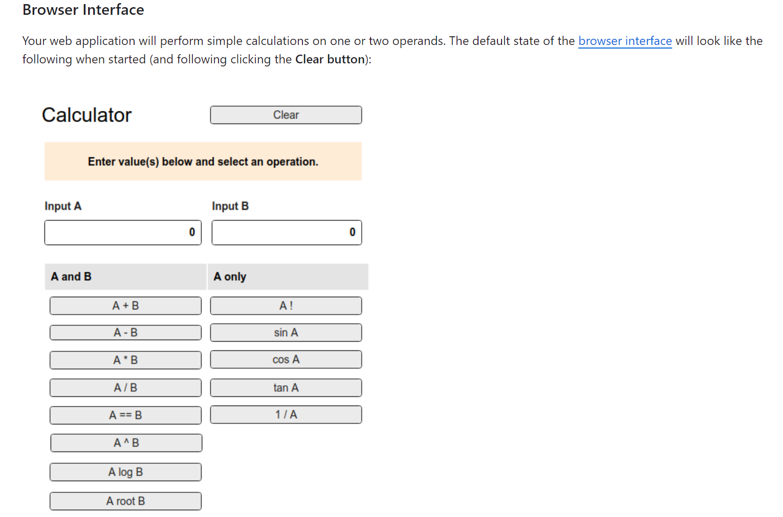 Solved I need to make a webbase calculator on IntelliJ with | Chegg.com