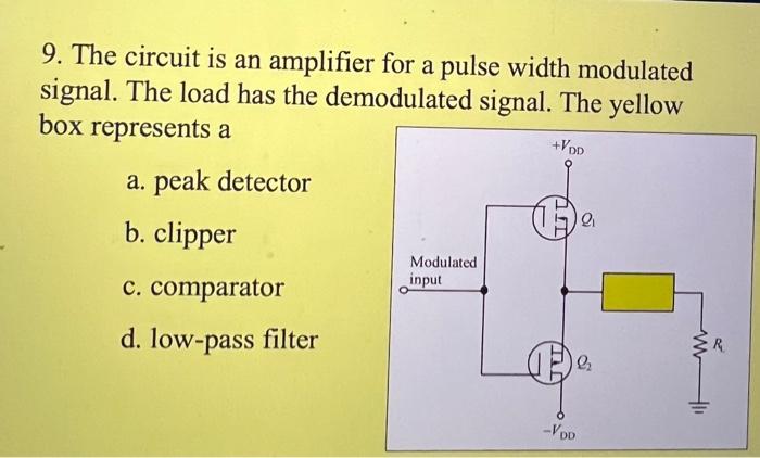 Solved 6. A FET that can be biased with zero bias is a a. an | Chegg.com