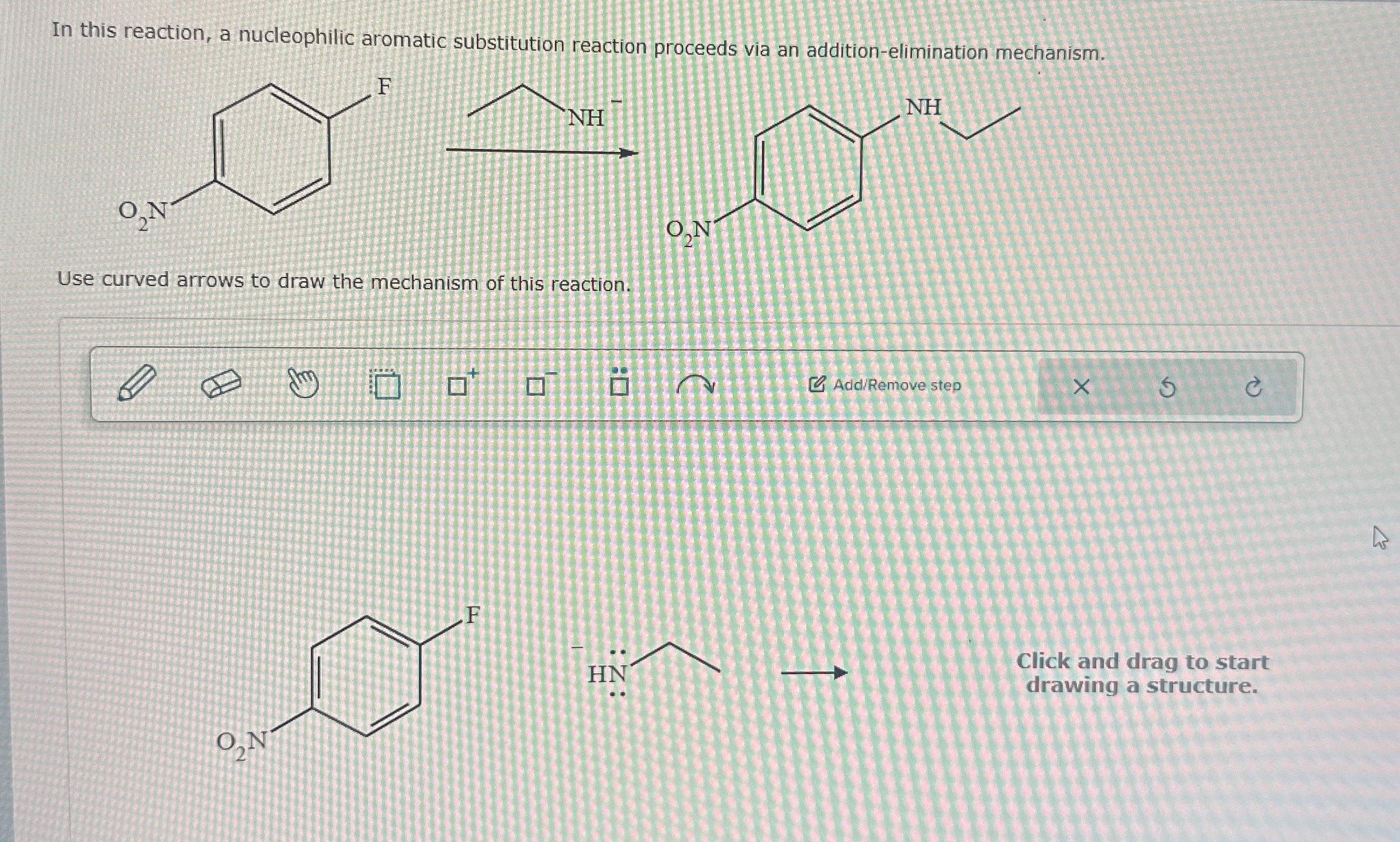 Solved In this reaction, a nucleophilic aromatic | Chegg.com