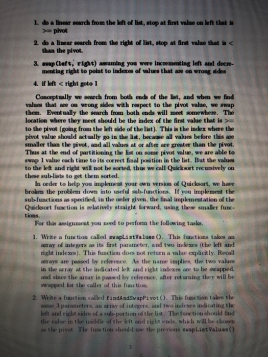 Solved Assg 05: Quicksort COSC 2336 Data Structures | Chegg.com