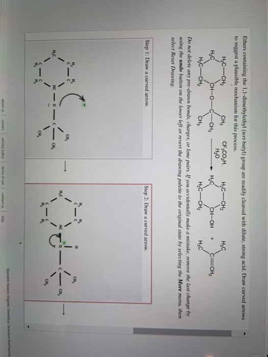 Solved Ethers containing the 1,1-dimethylethyl (tert-butyl) | Chegg.com