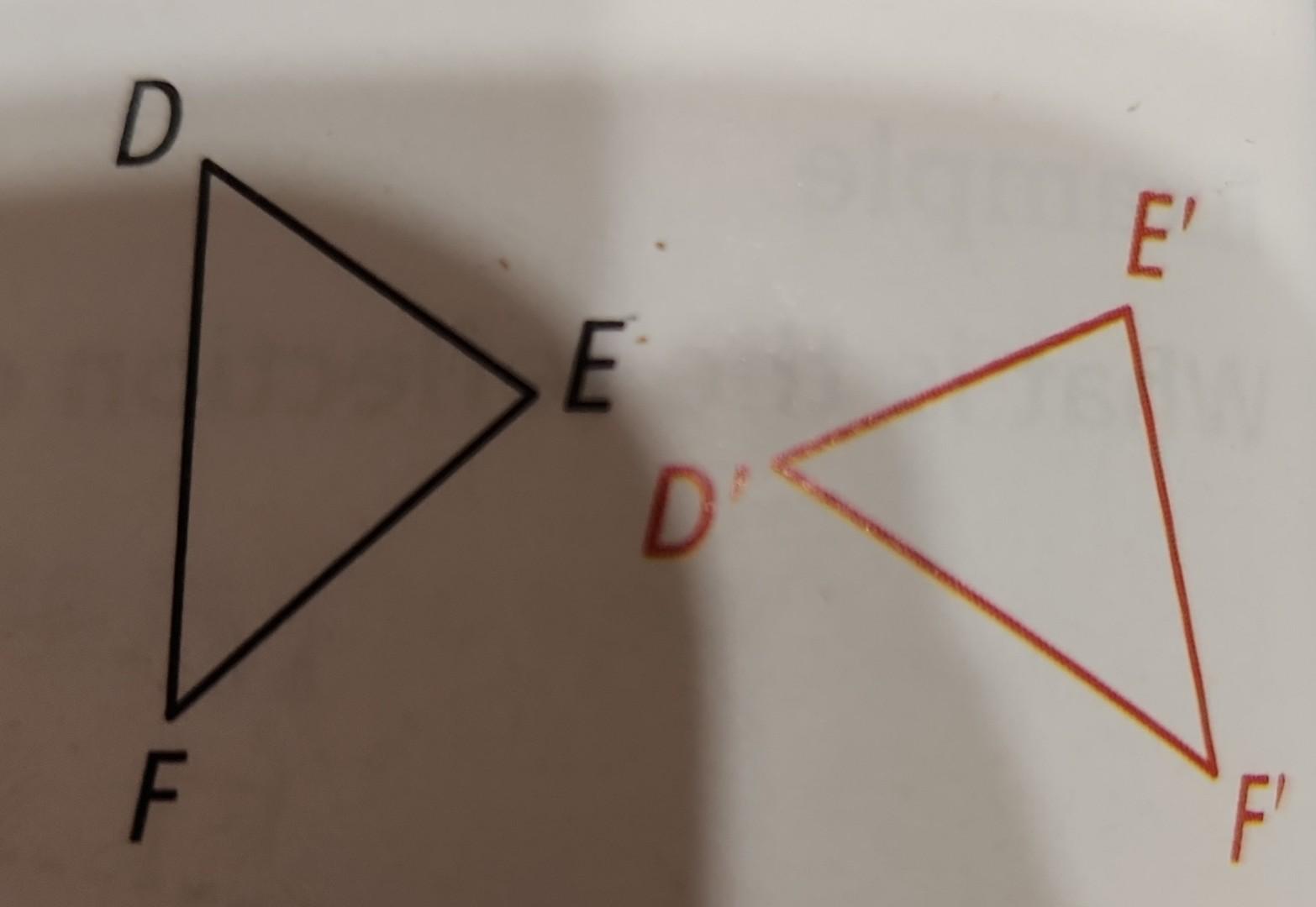 Solved Draw two lines of reflection so the composition of | Chegg.com