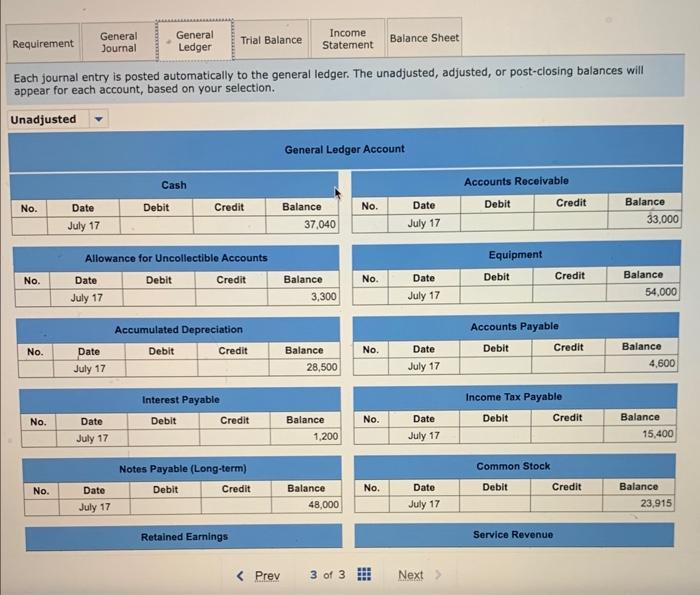 Solved requirement:1. Record each of the transactions listed | Chegg.com