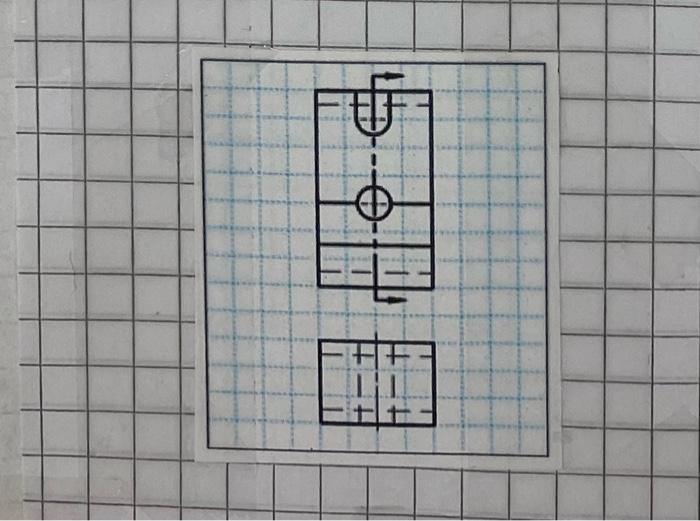 Solved draw the indicated full section views of the object | Chegg.com