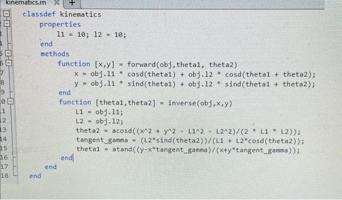Solved Classdef Kinematics Properties