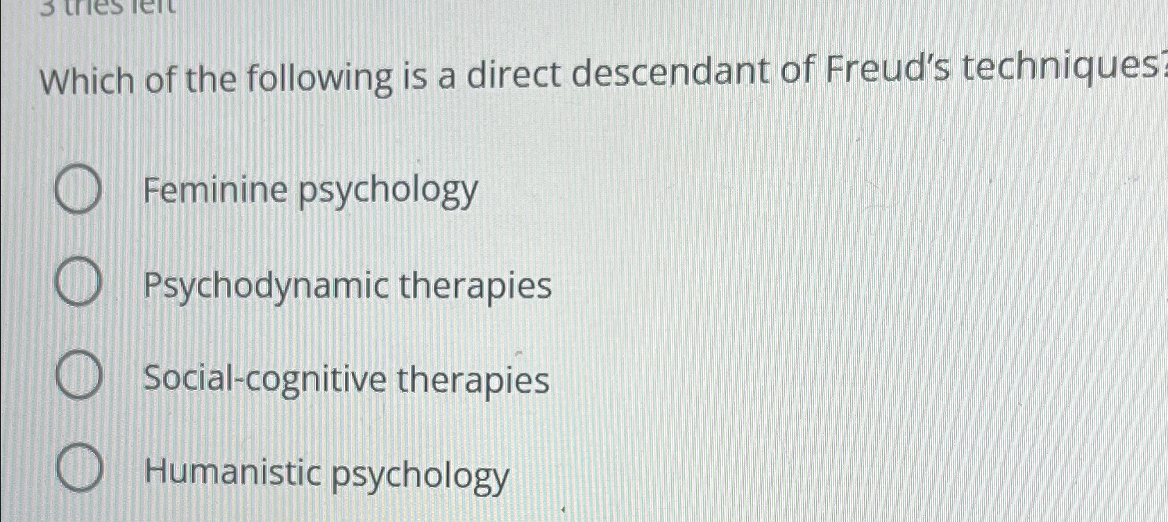 Solved Which of the following is a direct descendant of | Chegg.com