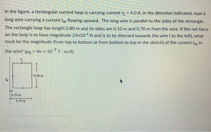 Solved In the figure, a rectangular current loop is carrying | Chegg.com