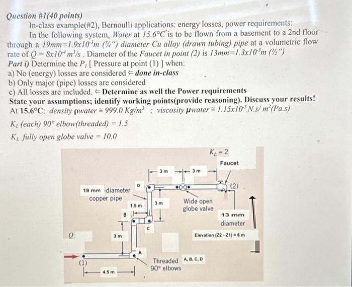 Solved Question \#1(40 points) In-class example (#2), | Chegg.com