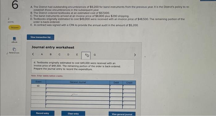 Solved Prepare journal entries in the General Fund of the | Chegg.com